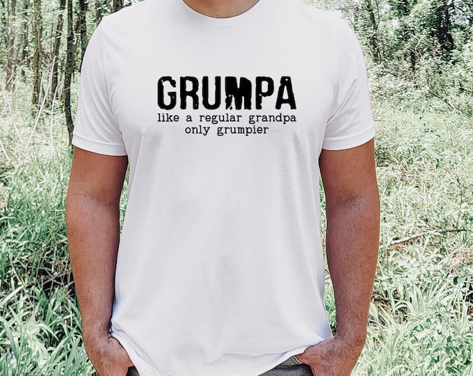 Grandpa Shirt: Grumpa Like A Regular Grandpa - Walmart.com