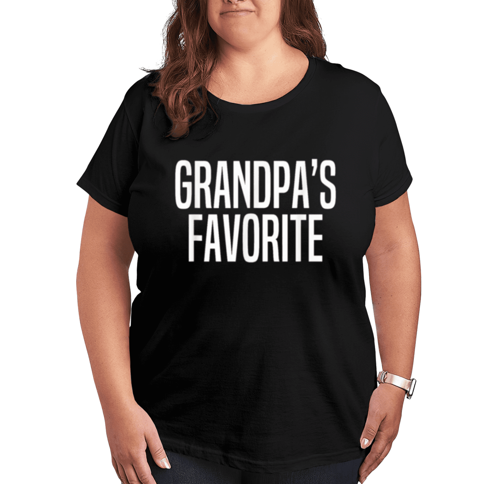 Grandpa's Favorite T Shirt for Men Women, Comfy Letter Graphic Short ...