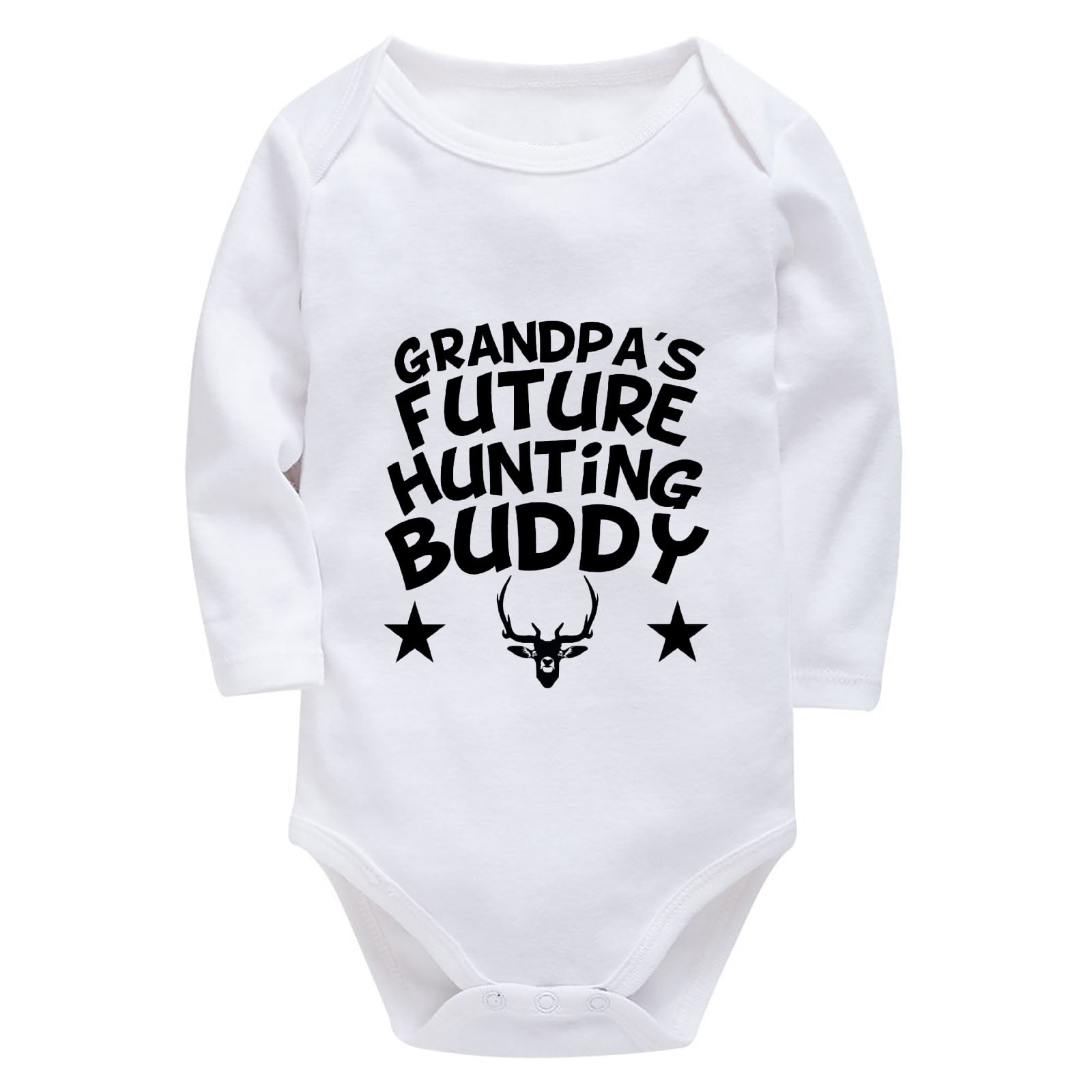 Grandpa's Future Hunting Buddy Outfit Baby Boy Long Sleeve Baby Girl ...