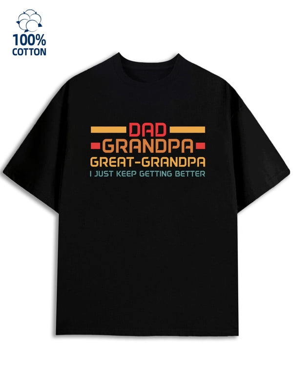 Grandpa's Pride men's funny humor black Hip-hop streetwear funny humor ...