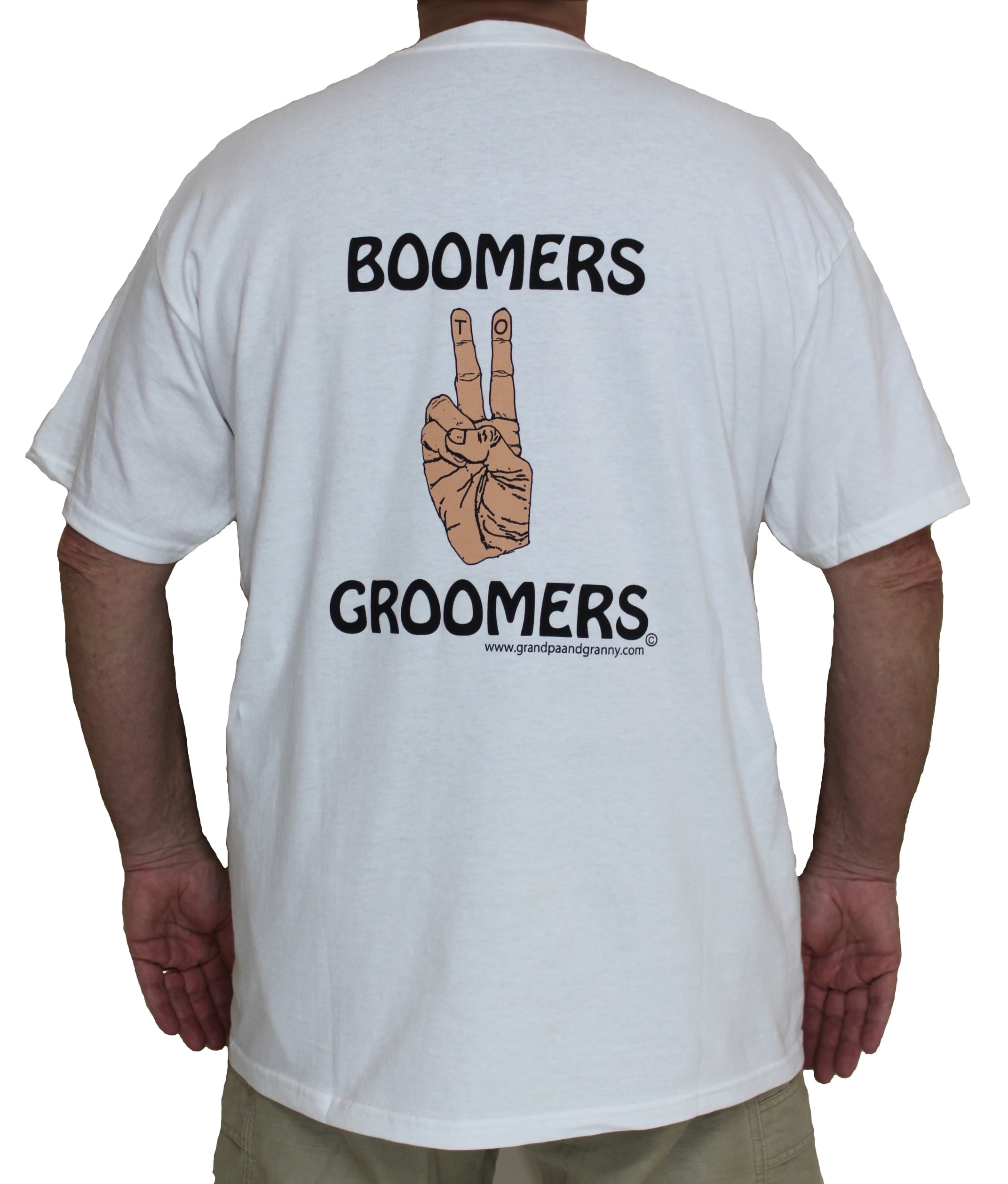 Grandparent Baby Boomers - White T-Shirt Size X-Large w/Free Mug ...