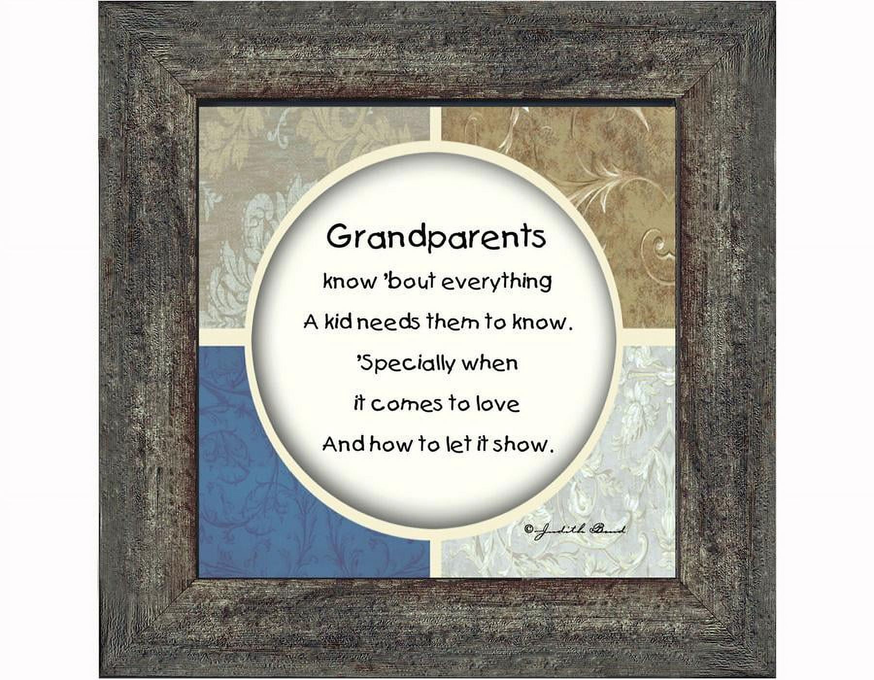 Grandparent's Day Gift, Picture Framed Poem from Grandchild, 6x6 75505 ...