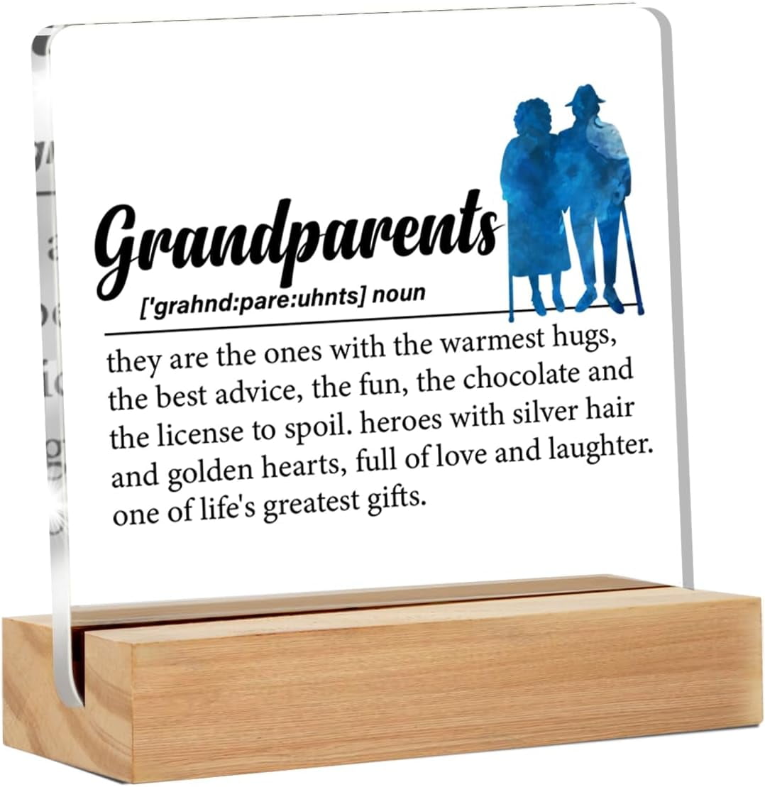 Grandparents Gifts From Granddaughter Grandson Grandkids, Grandparents ...