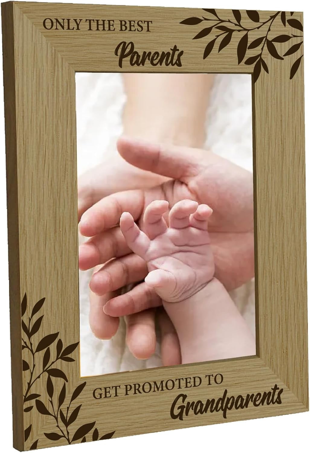 Grandparents Photo Frame Wood Picture Frames Only The Best Parents Get ...