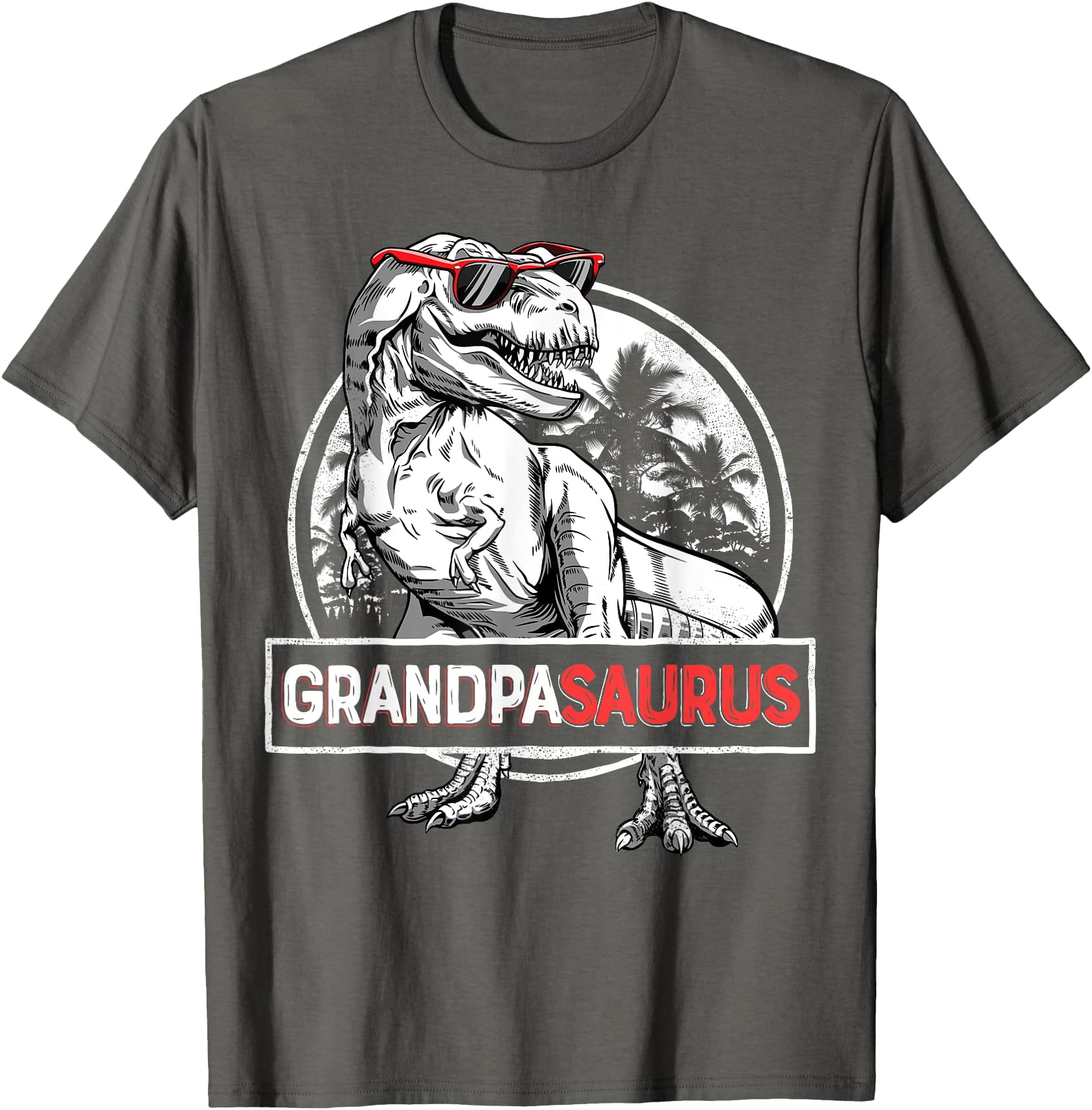 Grandpasaurus T rex Dinosaur Grandpa Saurus Father's Family Unisex T ...