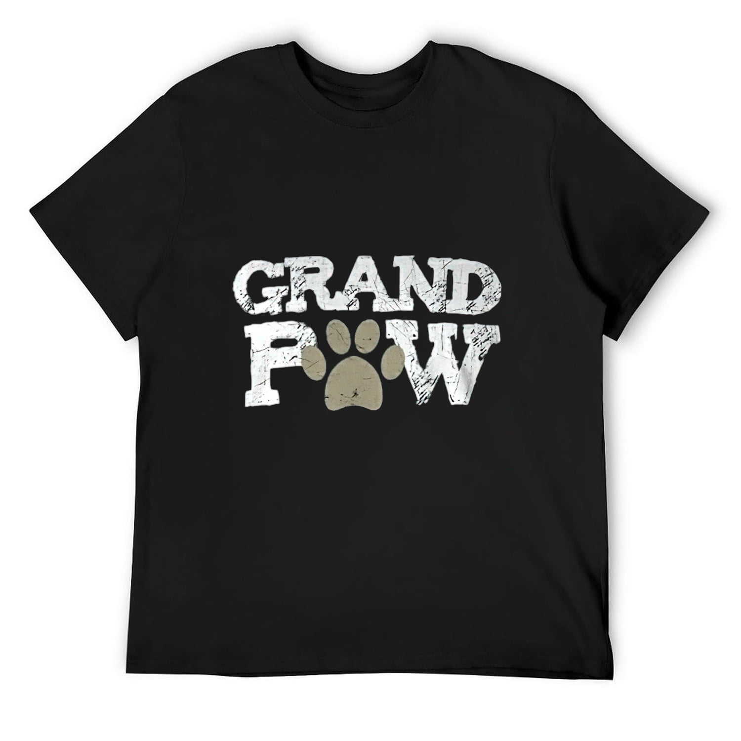 Grandpaw Dog Shirt For Men Grandfather Dog Gift Grandpaw T-Shirt Black 4X-Large - Walmart.com