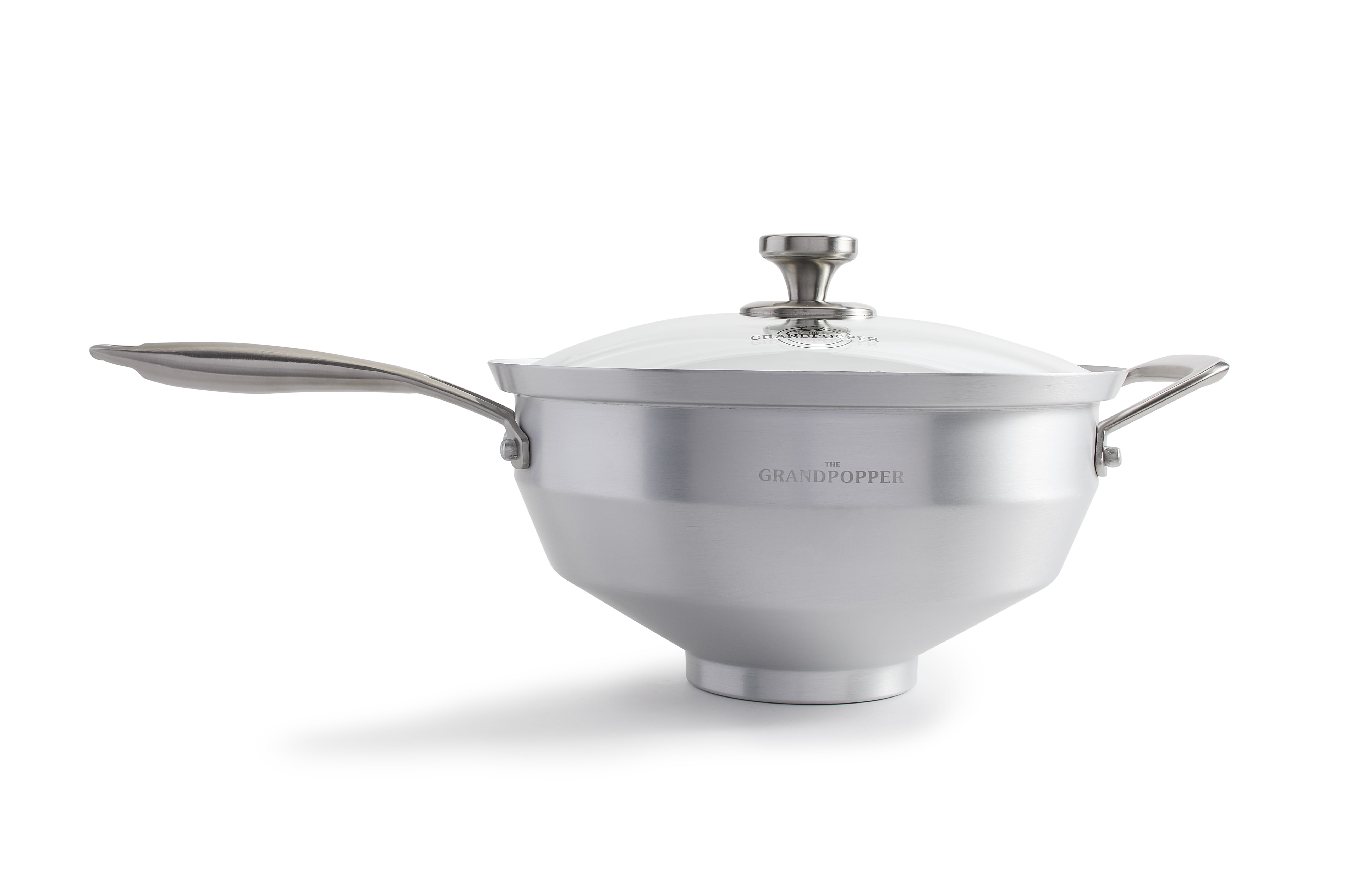 The Grandpopper Popcorn Popper | No-Shake, No-Stir Premium Stovetop ...