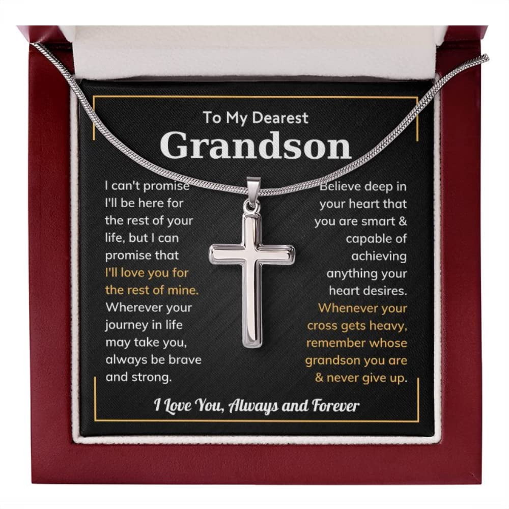 Grandson Cross Necklace Family, Multi Cross Necklace - Walmart.com
