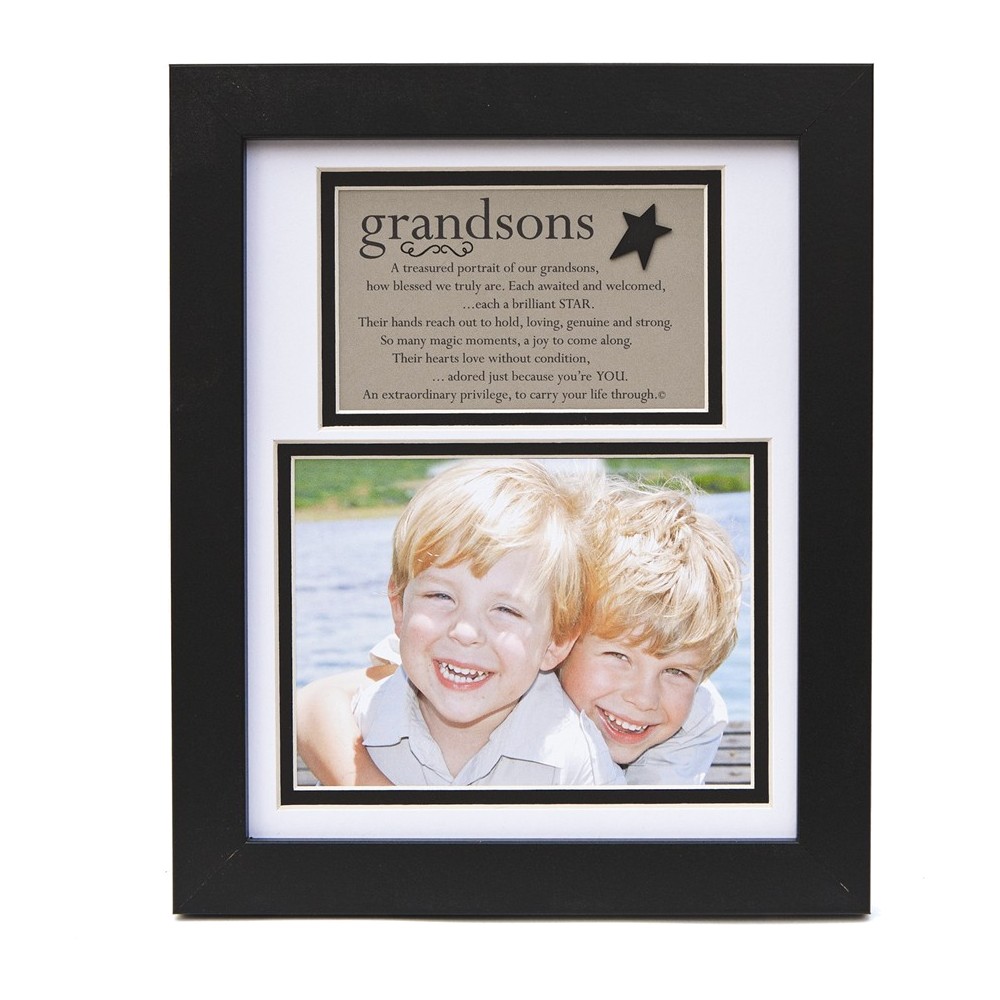 Grandson Poem Black Frame Holds 5x7 Photo - Walmart.com