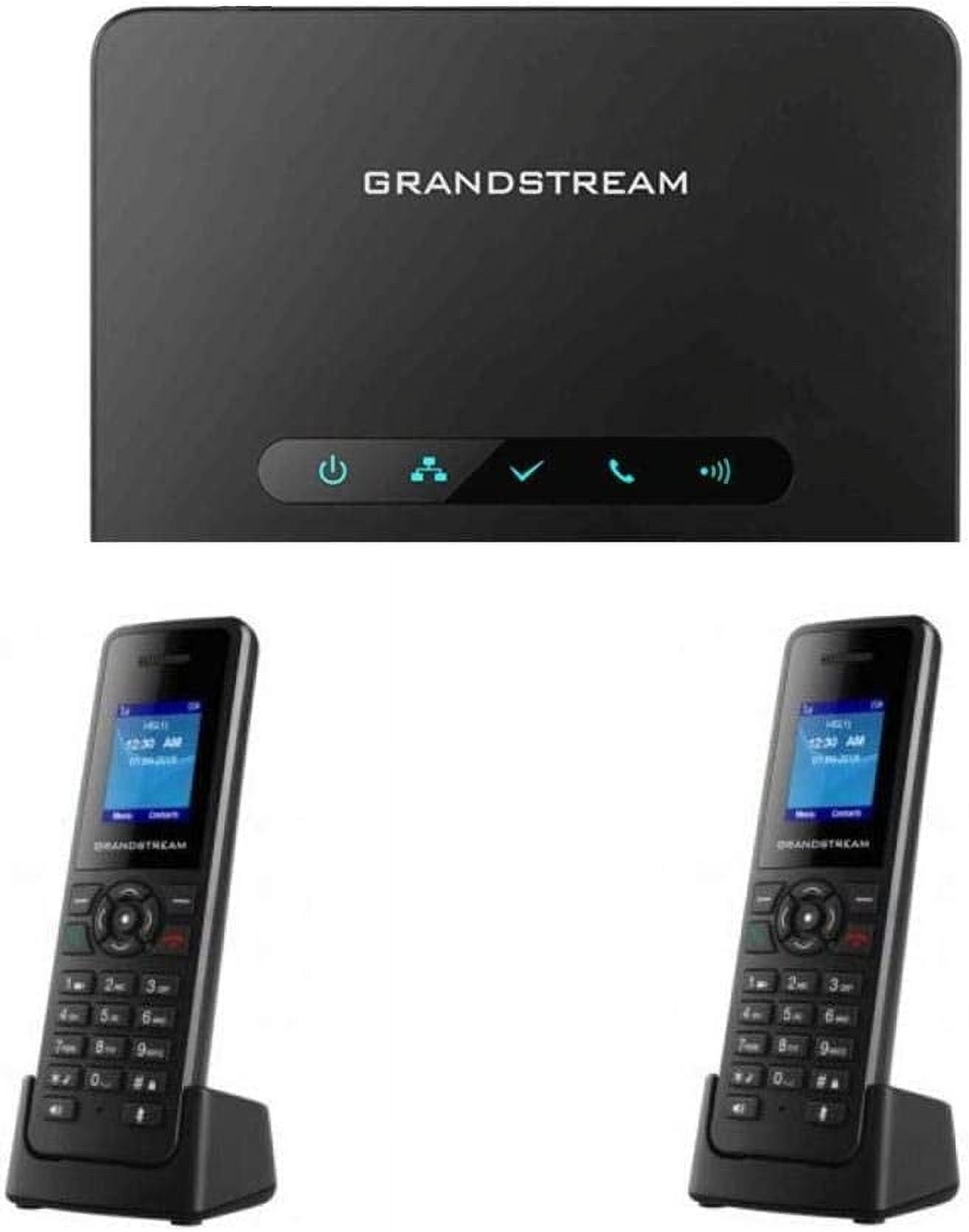 Grandstream DP750 Long-range DECT Base Station + DP720 2-UNITS DECT HD ...