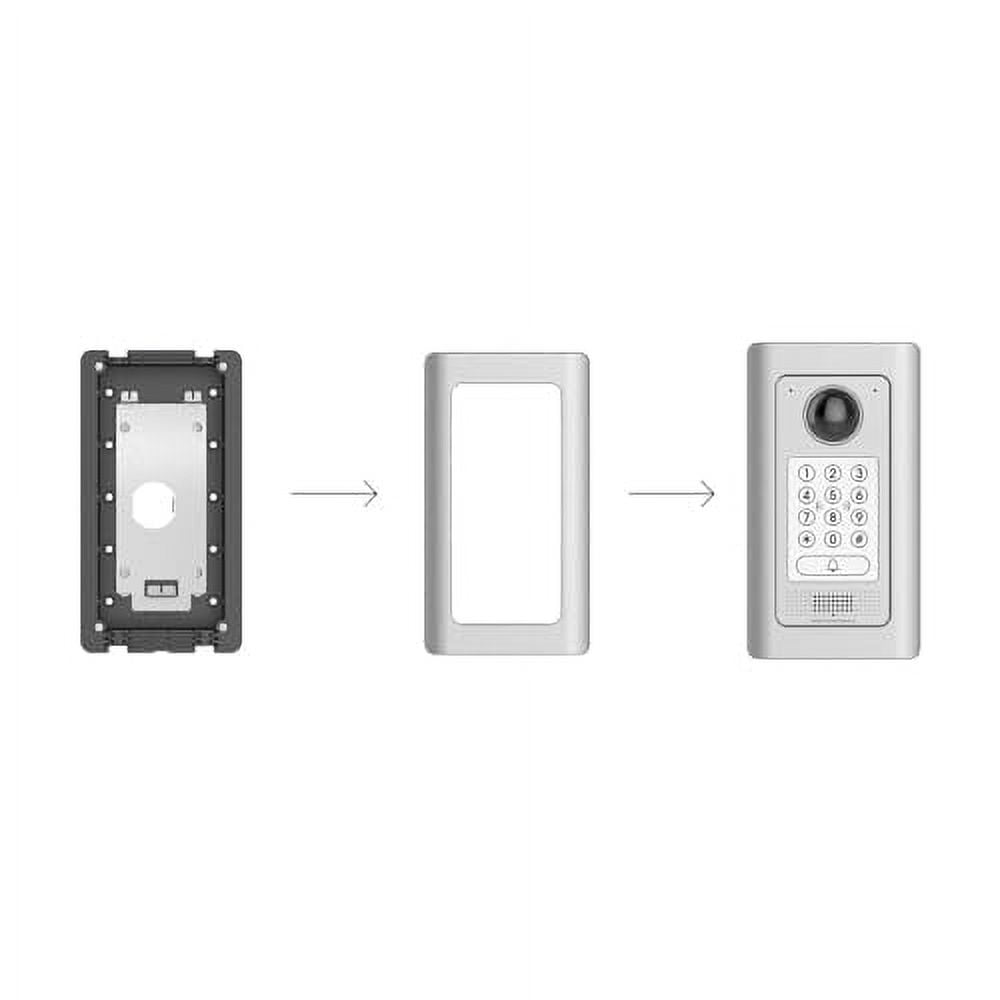 Grandstream GDS3710 Wall Mount Kit, Silver, Cordless, VoIP Telephone ...