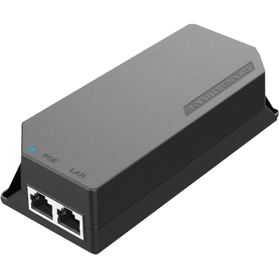 Grandstream GS-POE15W-MG 15W PoE Injector, 48V DC Output, 2.5Gbps ...