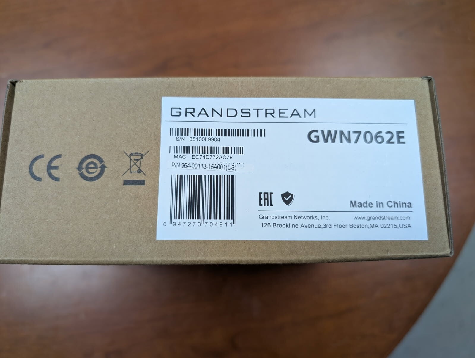 Grandstream GWN7062E AX3000 WiFi 6 Router 3 x GigE Router - Walmart.com