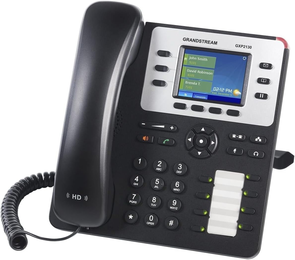 Grandstream GXP2130 IP Phone | 3 Lines, 3 SIP Accounts | 2.8-Inch Color ...
