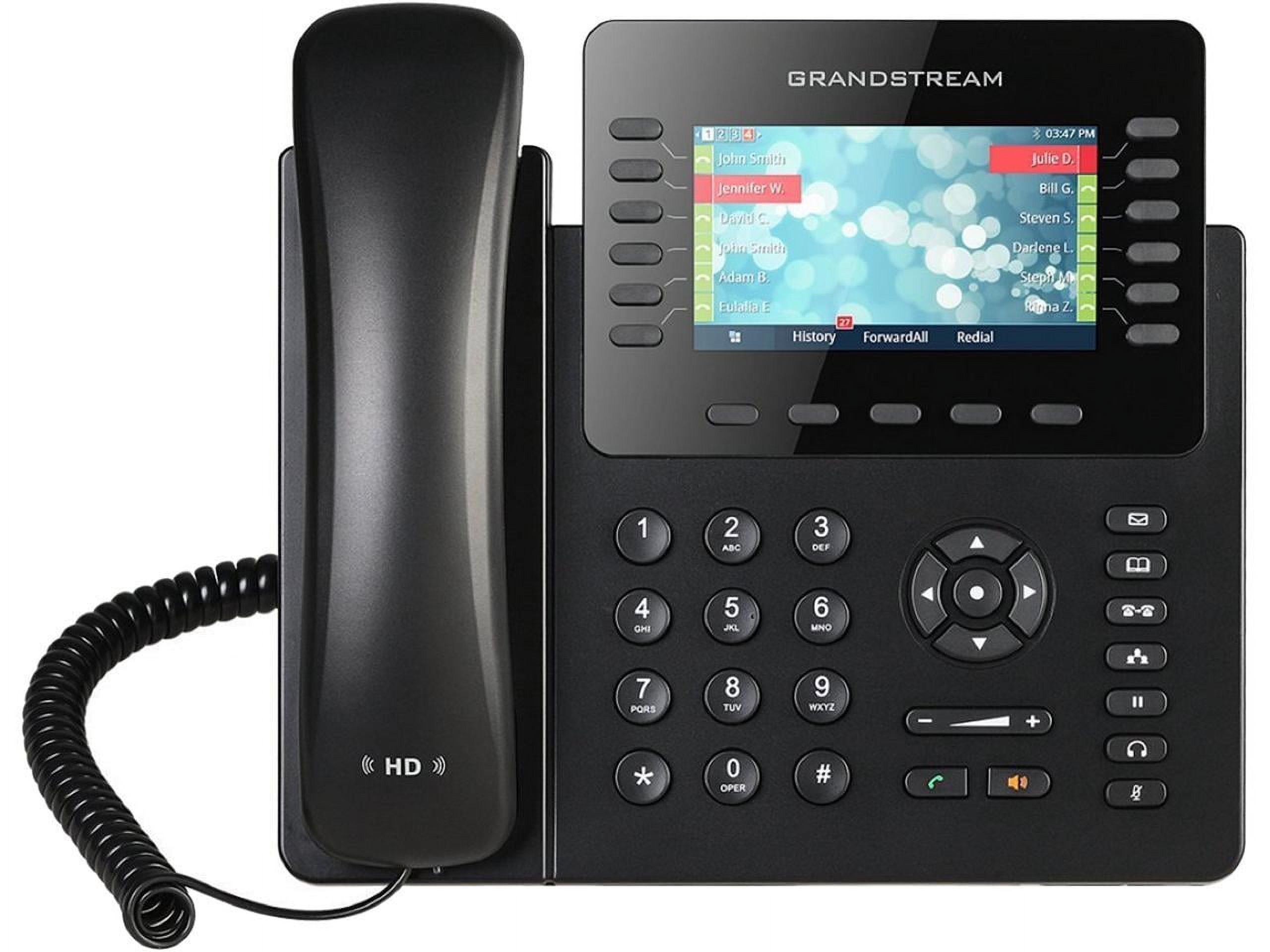 Grandstream GXP2170 IP Phone Wired/Wireless Bluetooth Wall Mountable ...