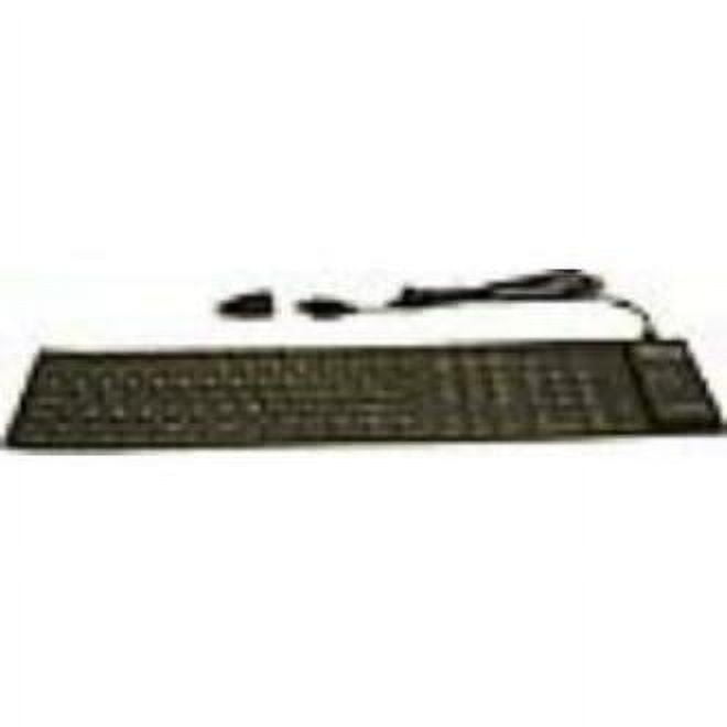 Grandtec Virtually Indestructible USB 109-Key Keyboard - Walmart.com