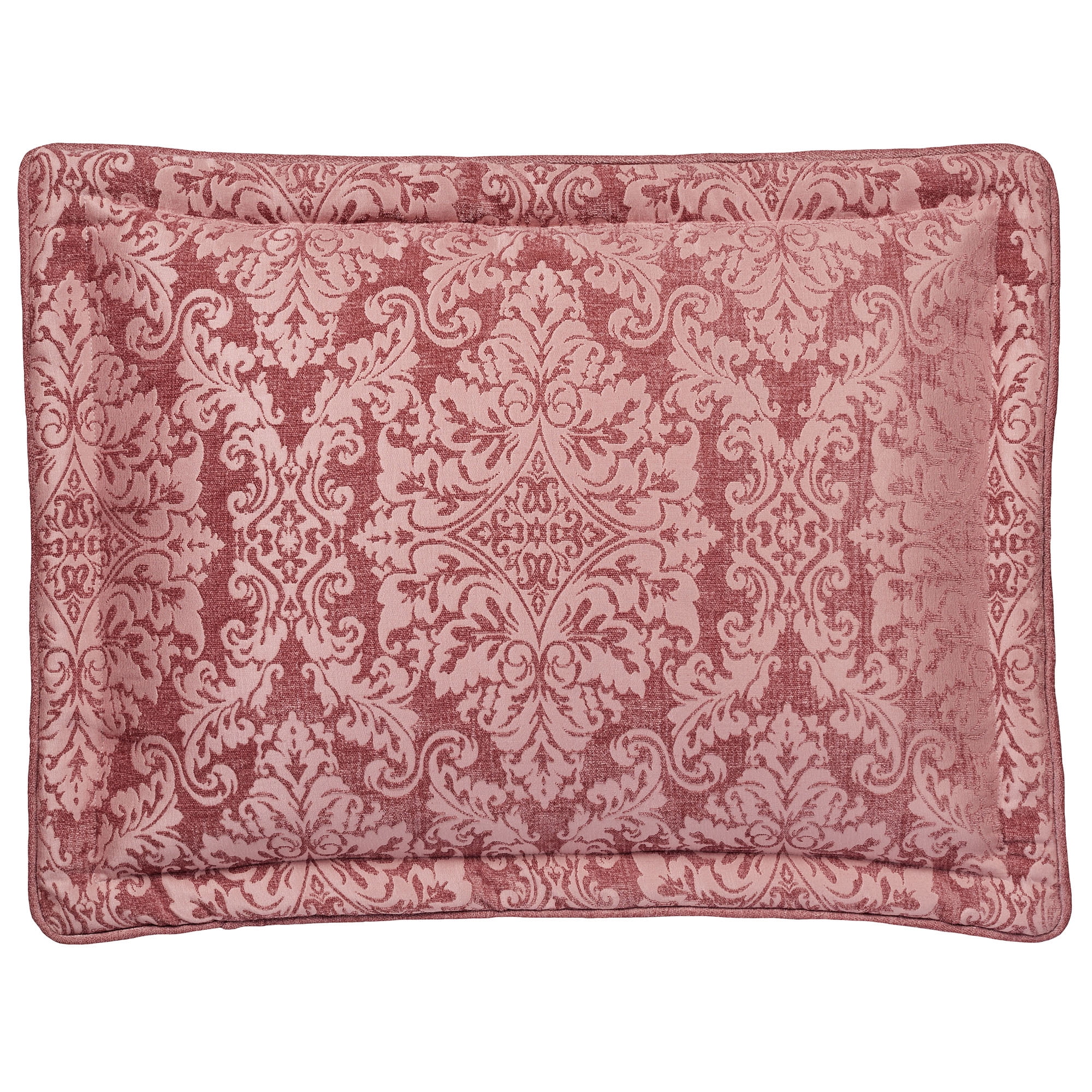 Grandview Piped Flanged Sham Rose Standard Queen Sham 20 x 26 inches ...