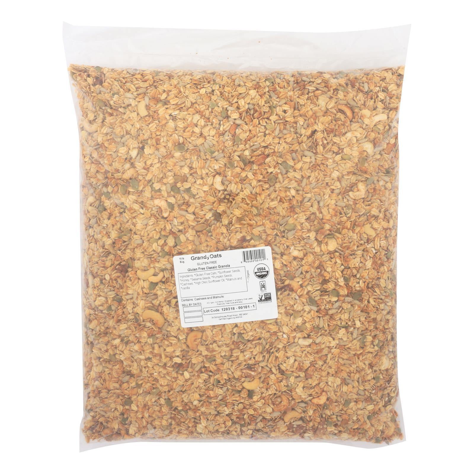 Grandy Oats Granola Gluten Free - Single Bulk Item - 10lb - Walmart.com