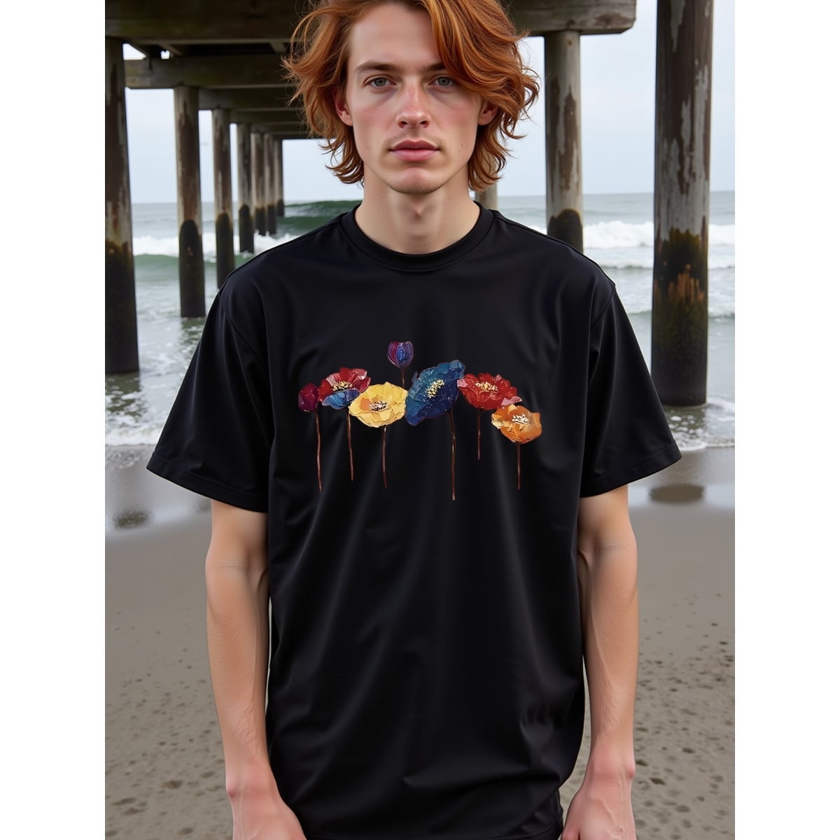 Graniph Chihiro Iwasaki Girl Shirt - Pig/Pigtails Design, Casual Fit ...