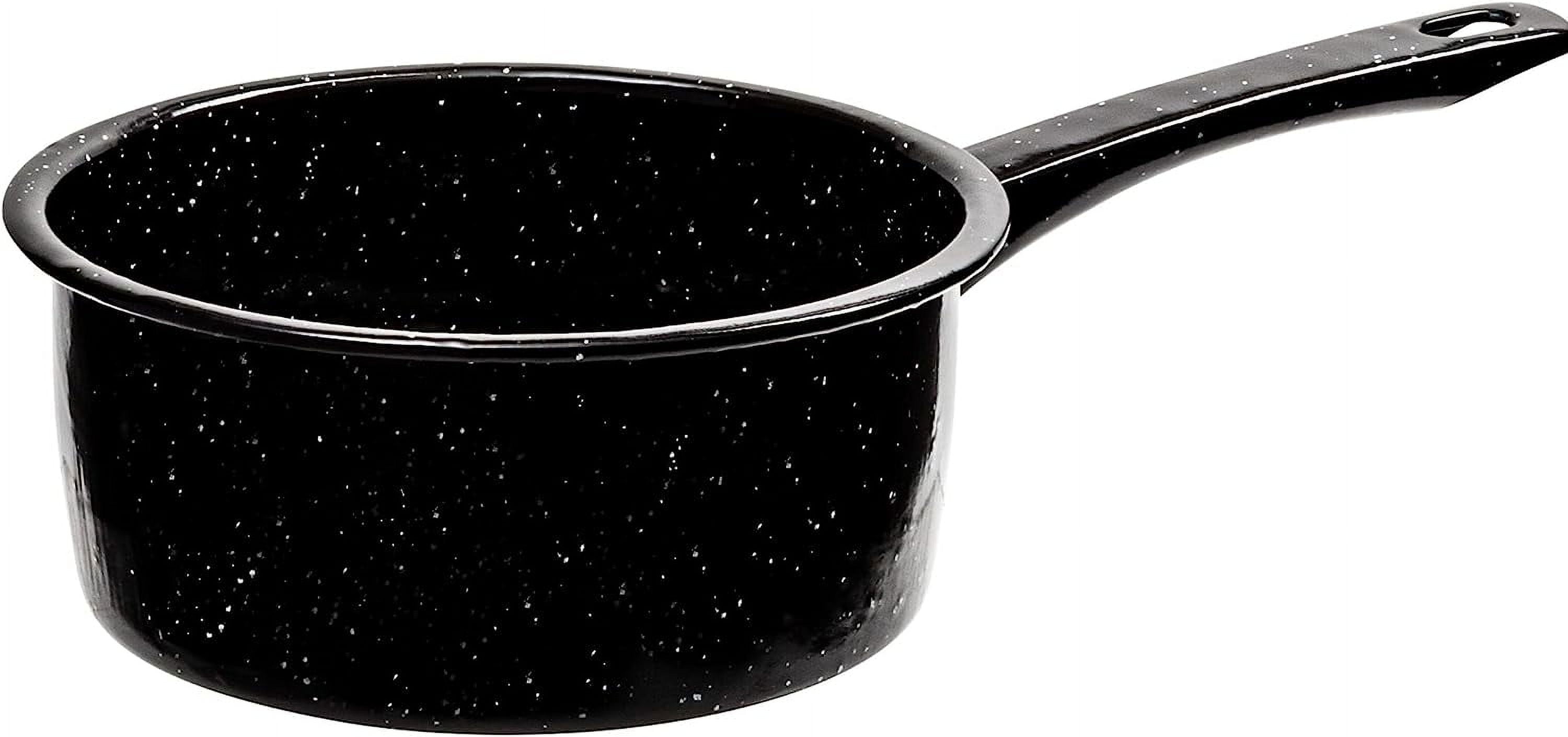 Granite 1 Quart Saucepan, Naturally Nonstick Sauce s, Speckled Enamel ...
