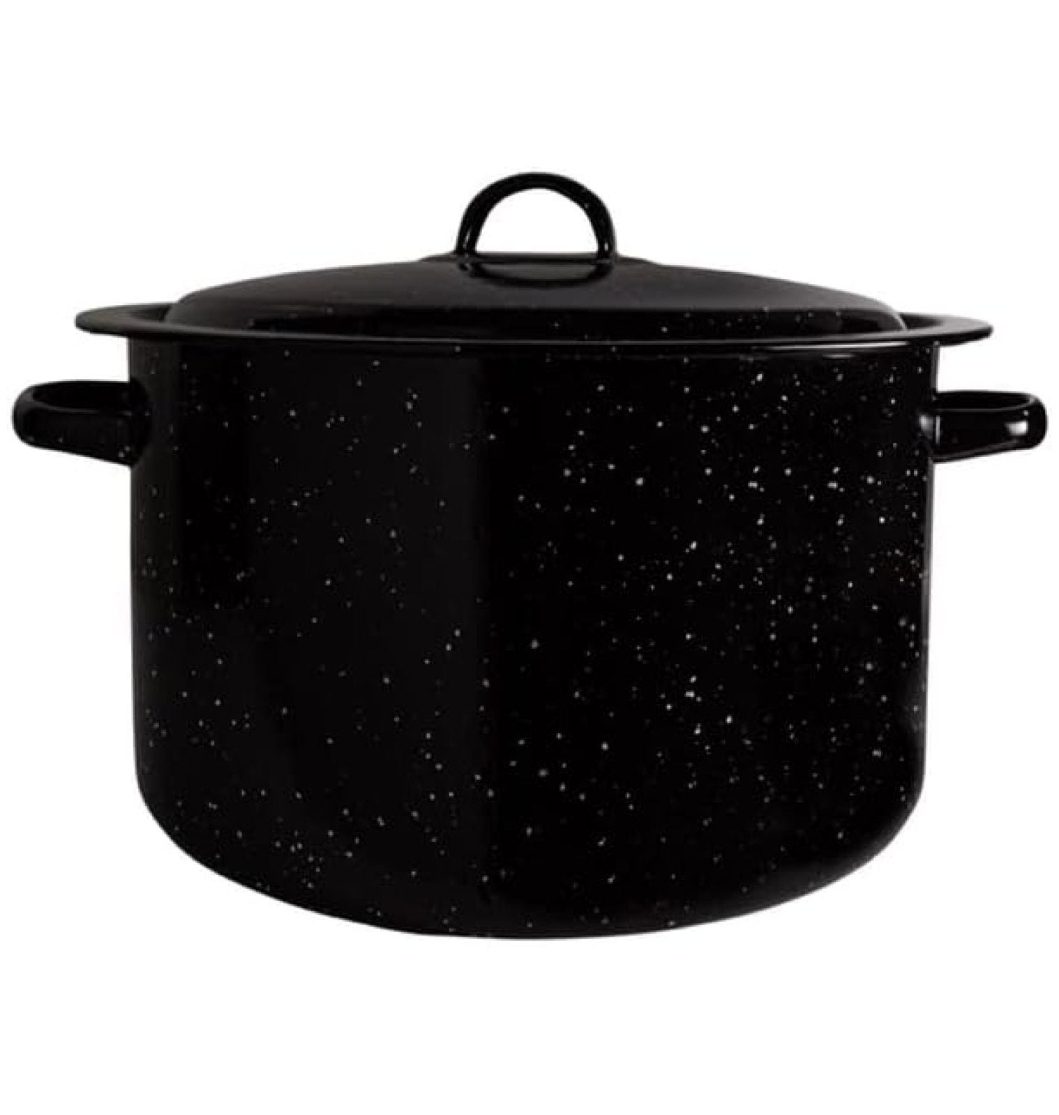 Granite 12 Qt Stockpot, Nonstick Soup Pot With Lid, Speckled Enamel ...