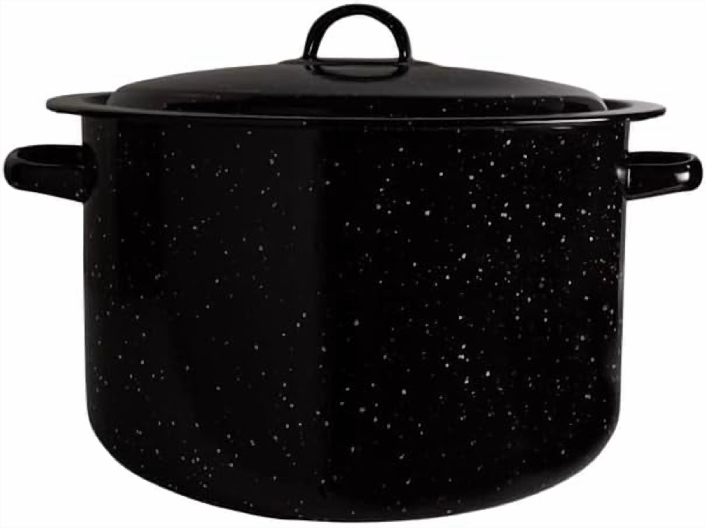 Granite 12 Qt Stockpot, Nonstick Soup Pot With Lid, Speckled Enamel ...