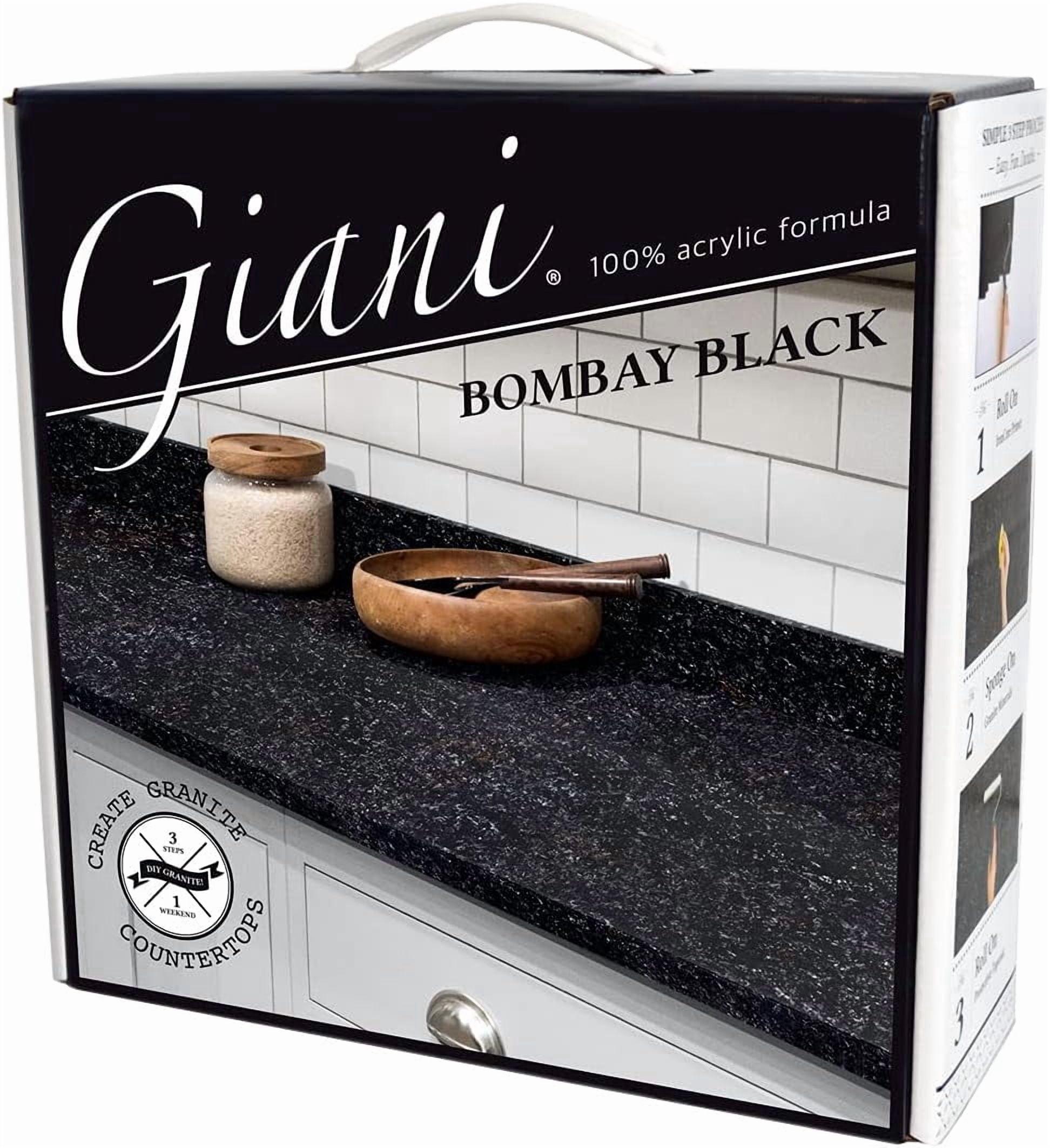 Granite Countertop Kit 2.0- (Bombay Black) - Walmart.com