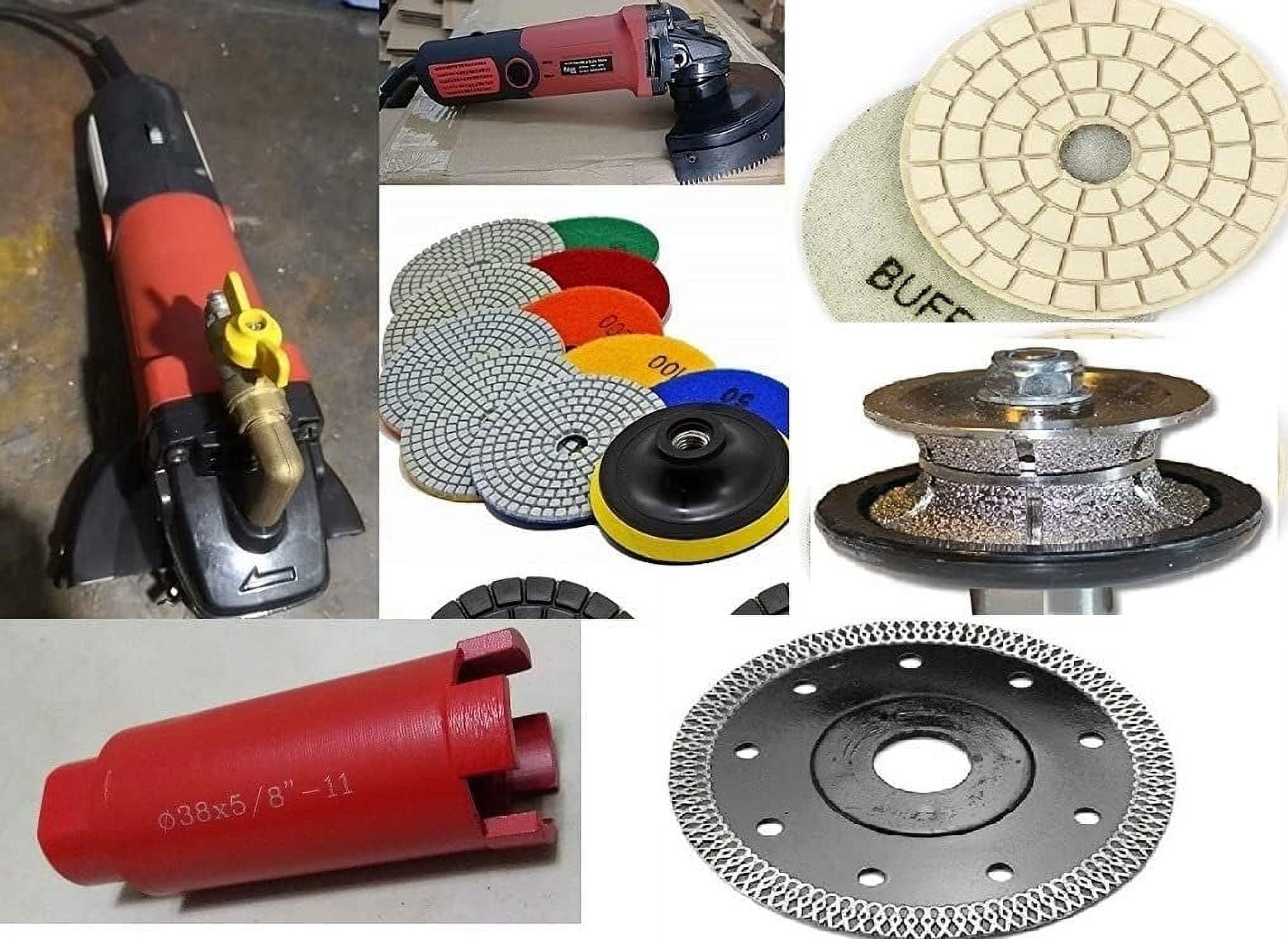 Granite Marble Wet Polisher 1/2" Full Bullnose Router Bit 1 3/8" Drill ...