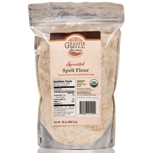 Granite Mill Farms Spelt Flour, Sprouted, Organic-30 oz - Walmart.com