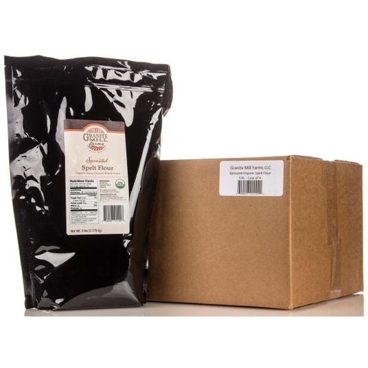Granite Mill Farms Spelt Flour, Sprouted, Organic-4 x 5 lb - Walmart.com