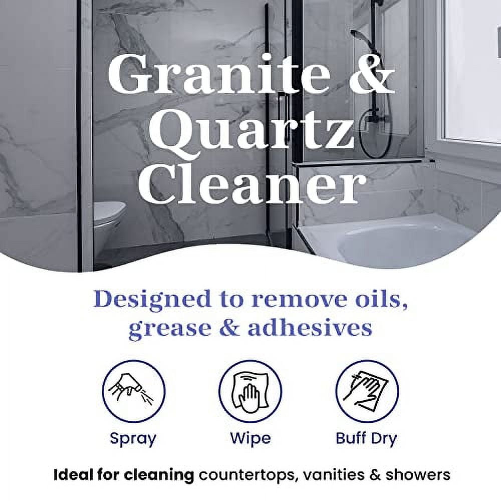 Granite & Quartz Cleaner, Safe & Powerful Granite Countertop Cleaner ...