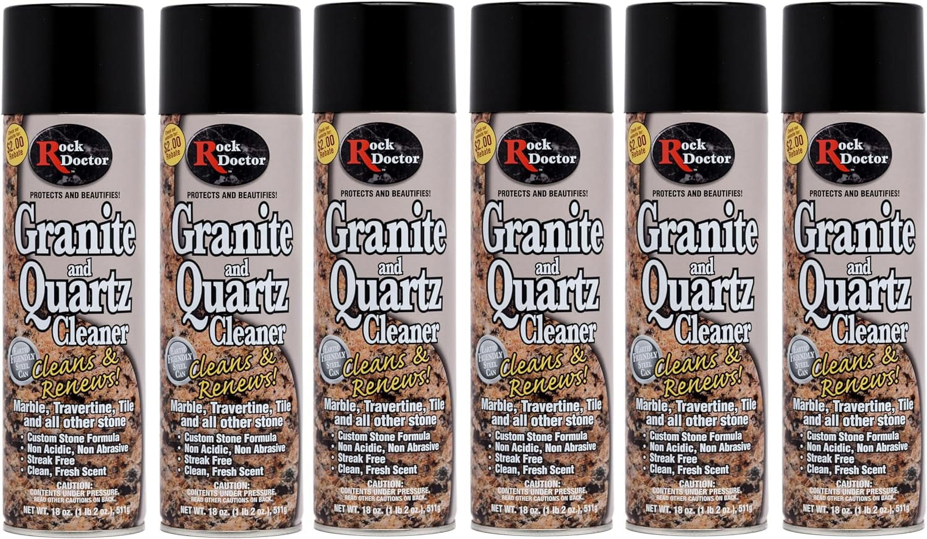 Granite Quartz Cleaner Spray 18 oz. Can, Cleans Tile, Marble, Kitchen ...