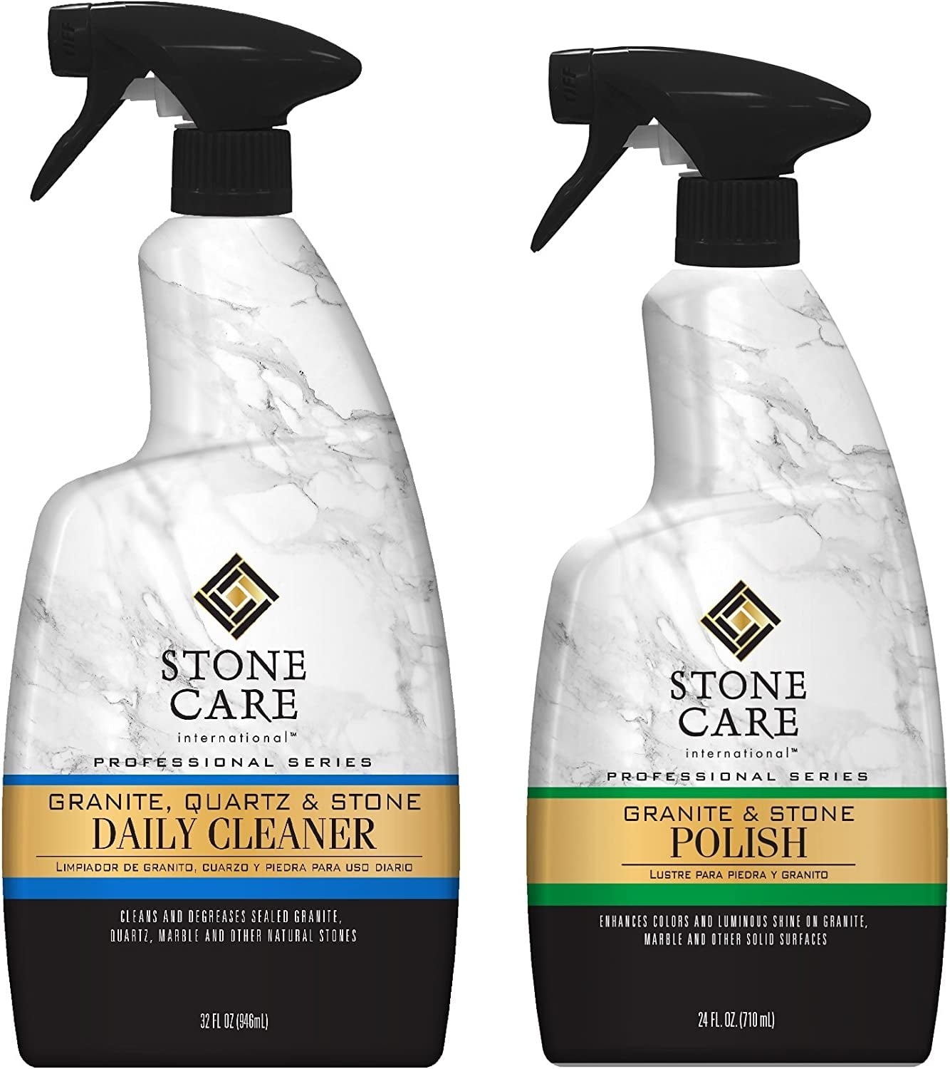 Granite Stone Cleaner and Polish Combo for Granite Marble Soapstone ...