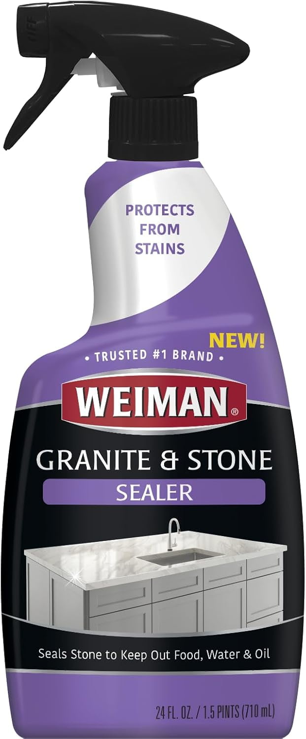 Granite & Stone Sealer Spray - Protects Kitchen Countertops, Sinks ...