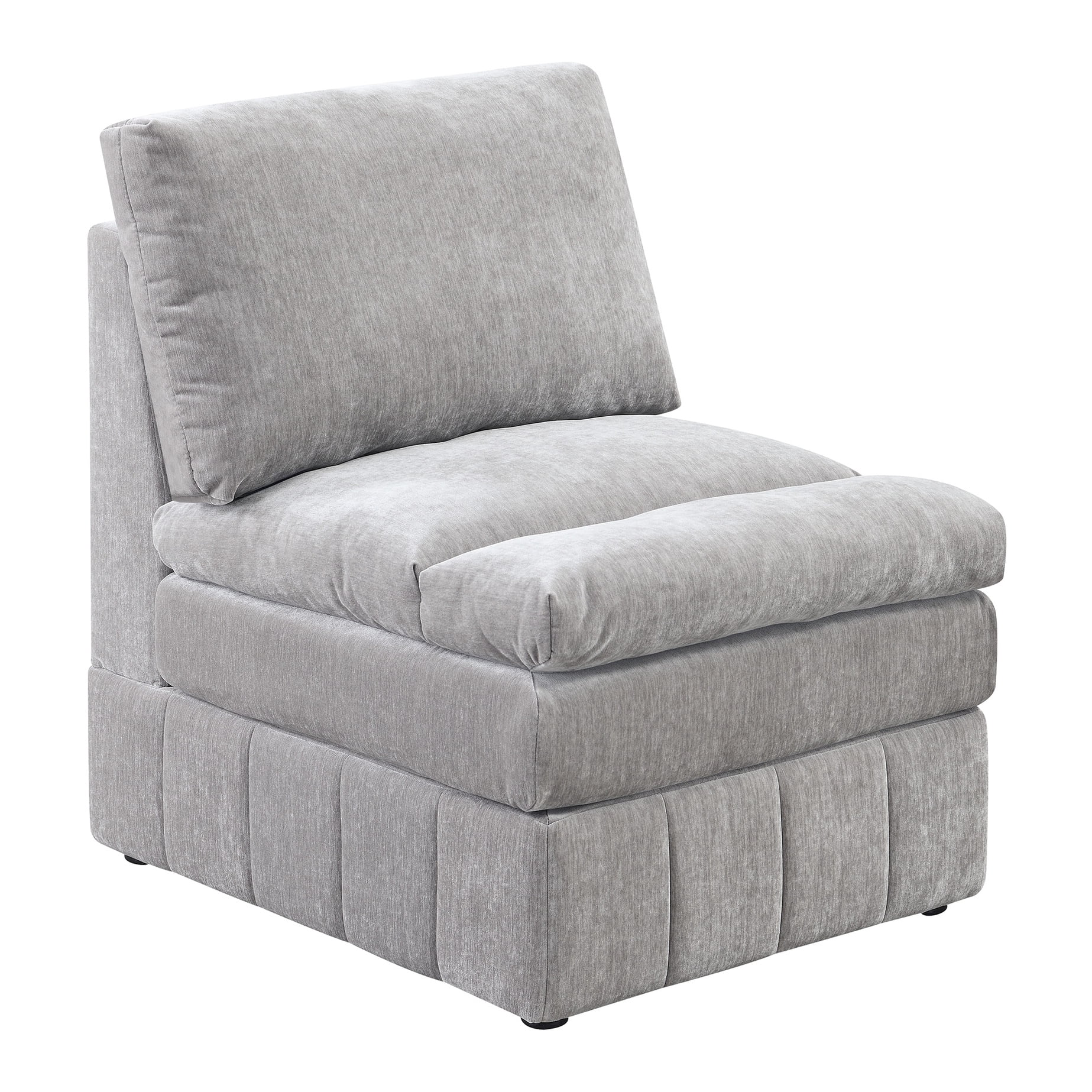 Granite Suede Color - Modular Armless Design - Living Room Usage ...