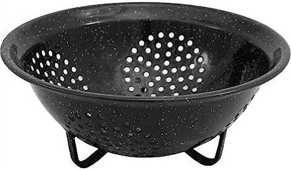 Granite Ware 9 in Black Colander - Walmart.com