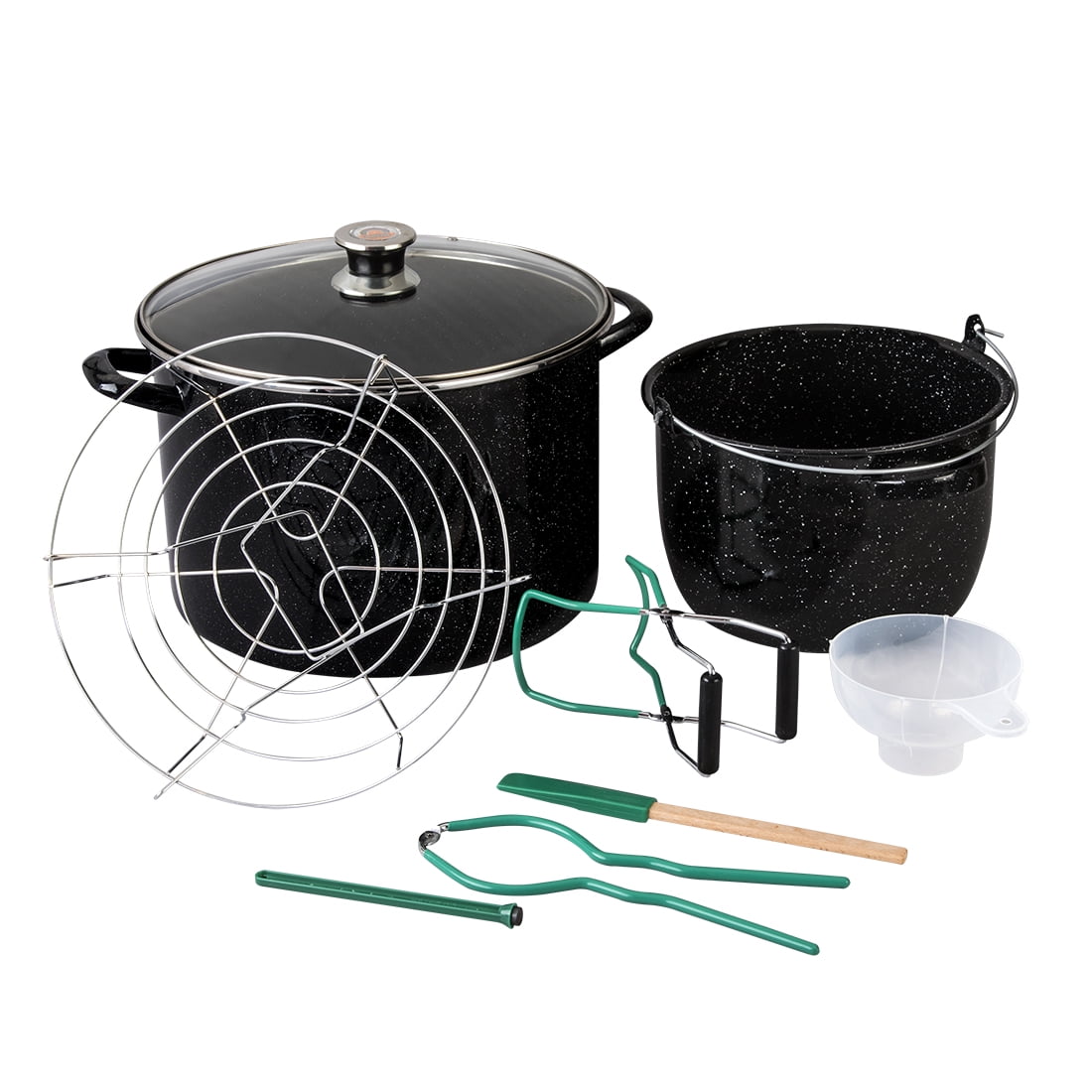 Free Shipping Granite Ware 9 Piece Heavy Gauge Water Bath Canning Set With Canning Toolset