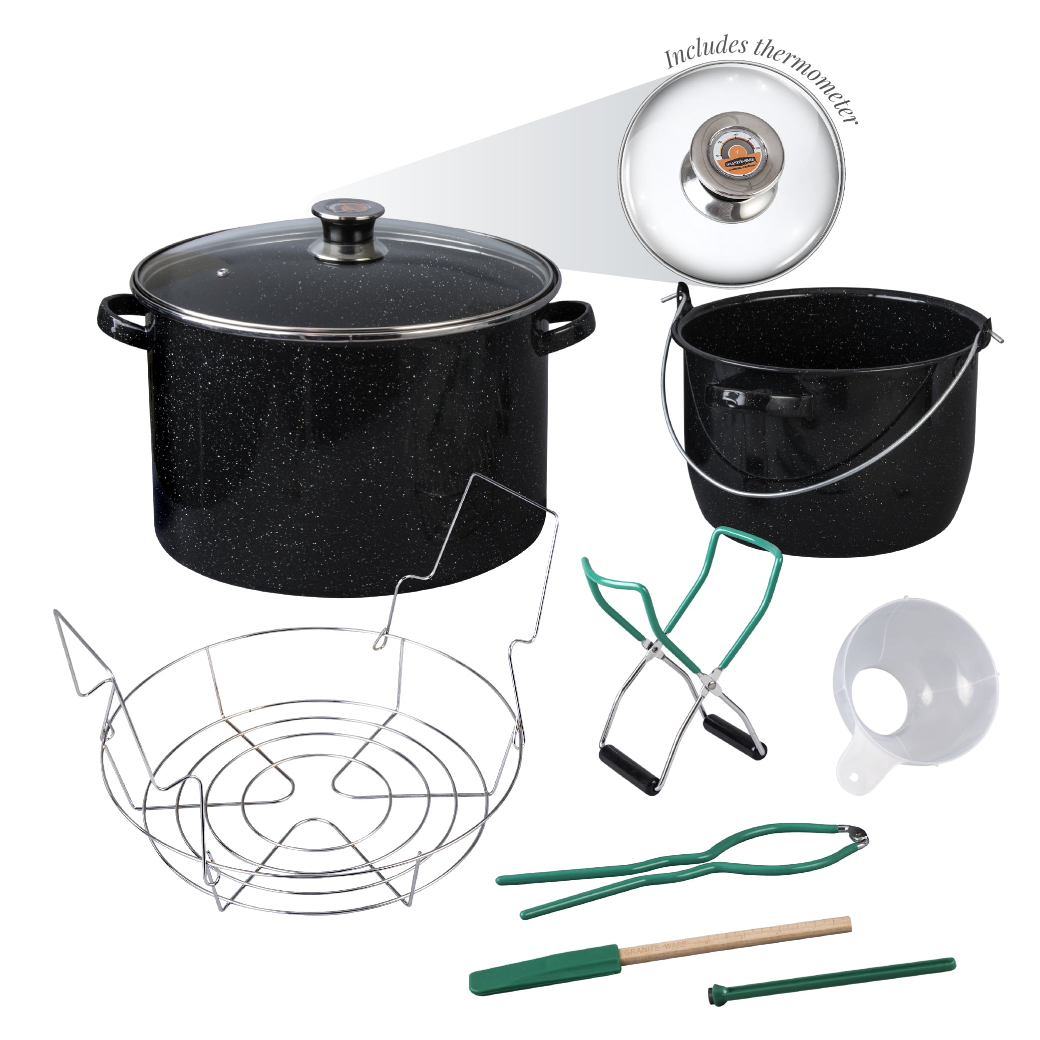 Free Shipping! Granite Ware 9 piece Heavy Gauge Water Bath Canning Set ...