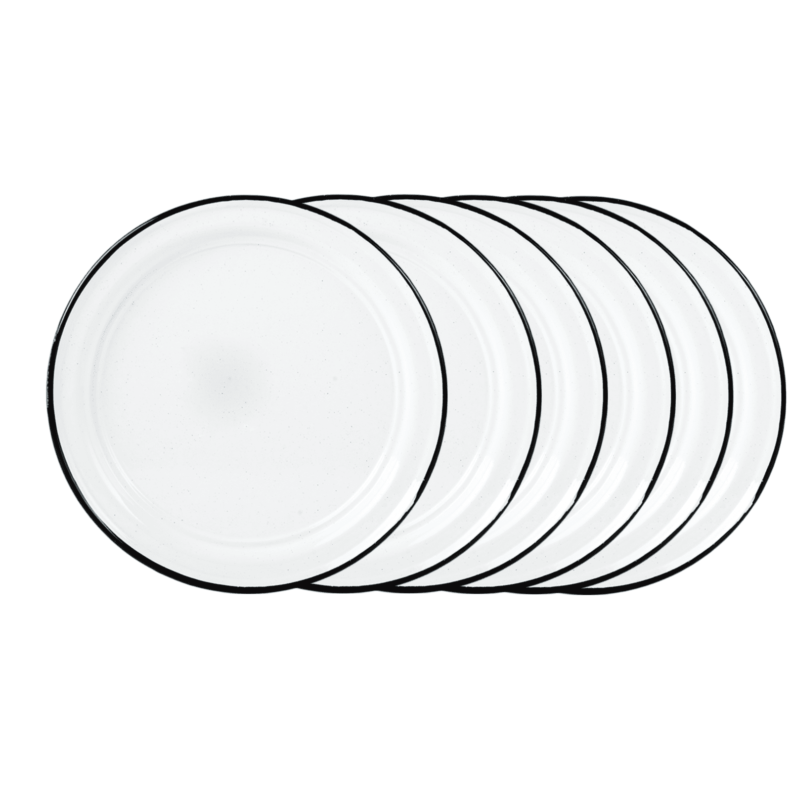 Granite Ware Dinner Plate, 12 Inch, Set of 6 - Speckled White - Walmart.com