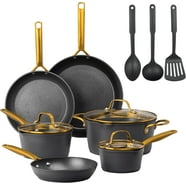 Ecolution Titanium Ceramic Easy Clean Endure Nonstick Cookware Set, 8 ...