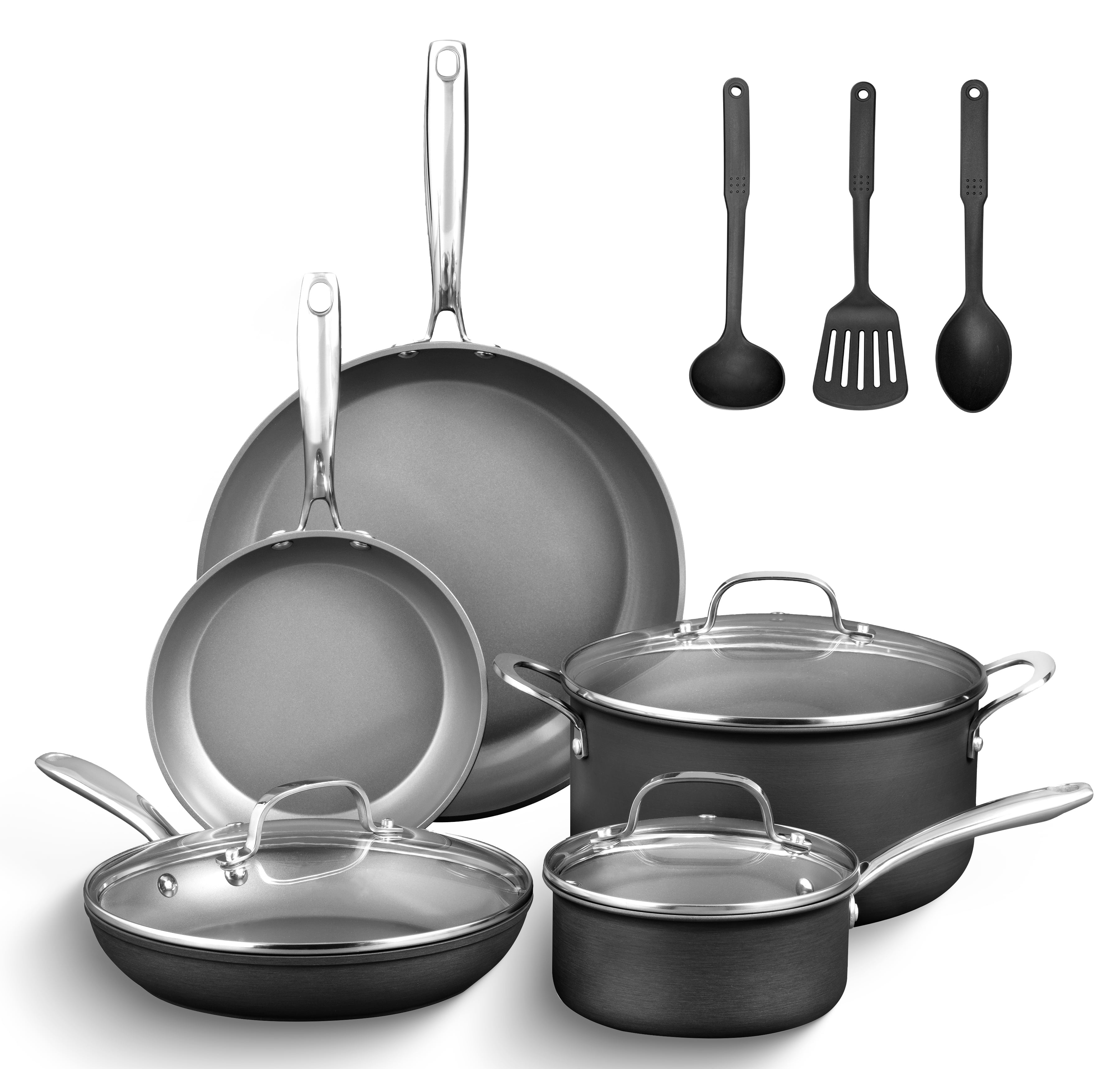 Granitestone Pro Ceramic 13 Pc Nonstick Cookware Set Pots and Pans Set ...