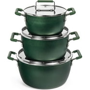 Cook N Home 10-Piece Non-Stick Multicolor Cookware Set with Stay Cool ...