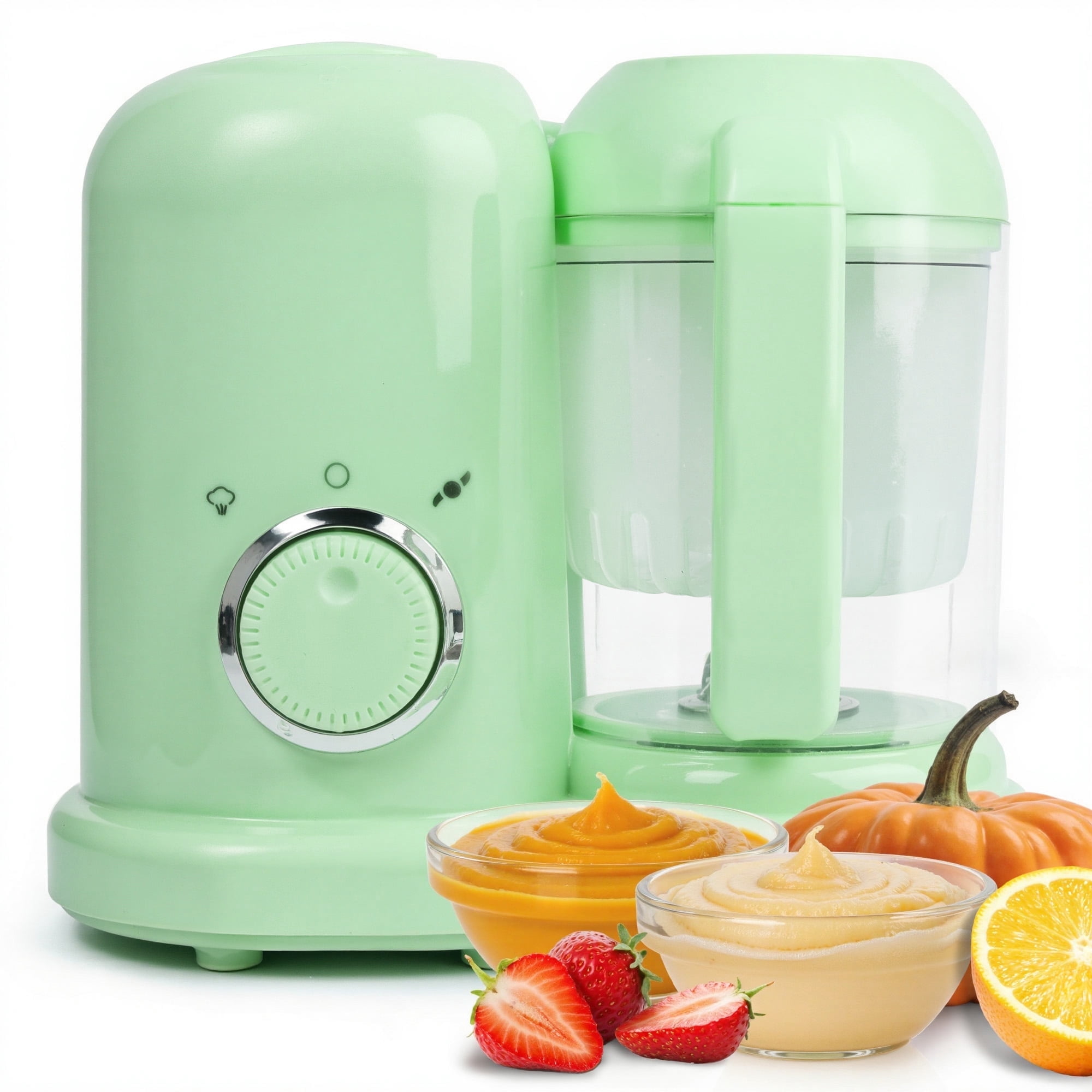 Granlass Baby Food Maker with Steam Basket, Steamer Puree Blender ...