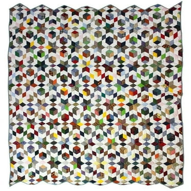 Treasures In The Attic, Hand cut and Patchwork cotton fabric blocks ...