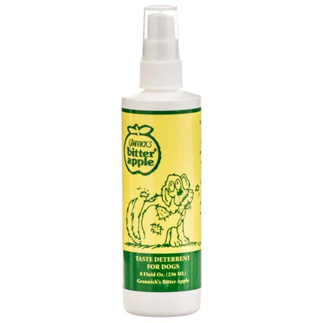 Grannick's Bitter Apple 8 oz Spray, Non-Toxic Taste Deterrent for Dogs ...