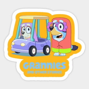 Grannies And Other Stories Sticker Bluey Stickers For Kids, Bluey ...