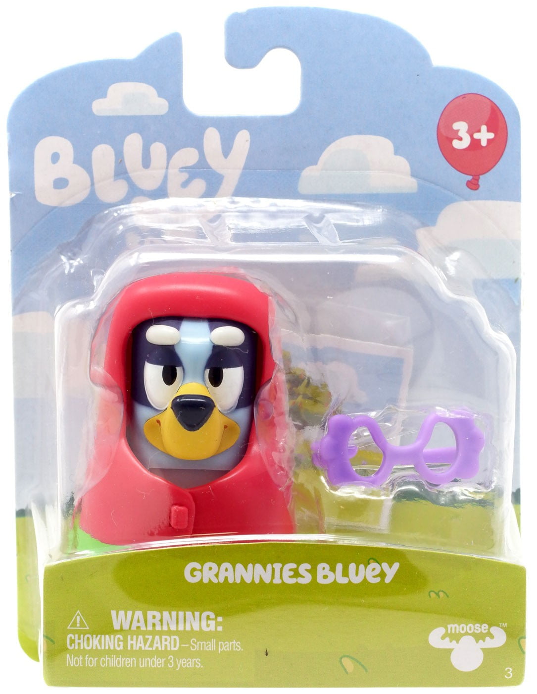 Grannies Bluey (Red Hood) Mini Figure & Accessory - Walmart.com