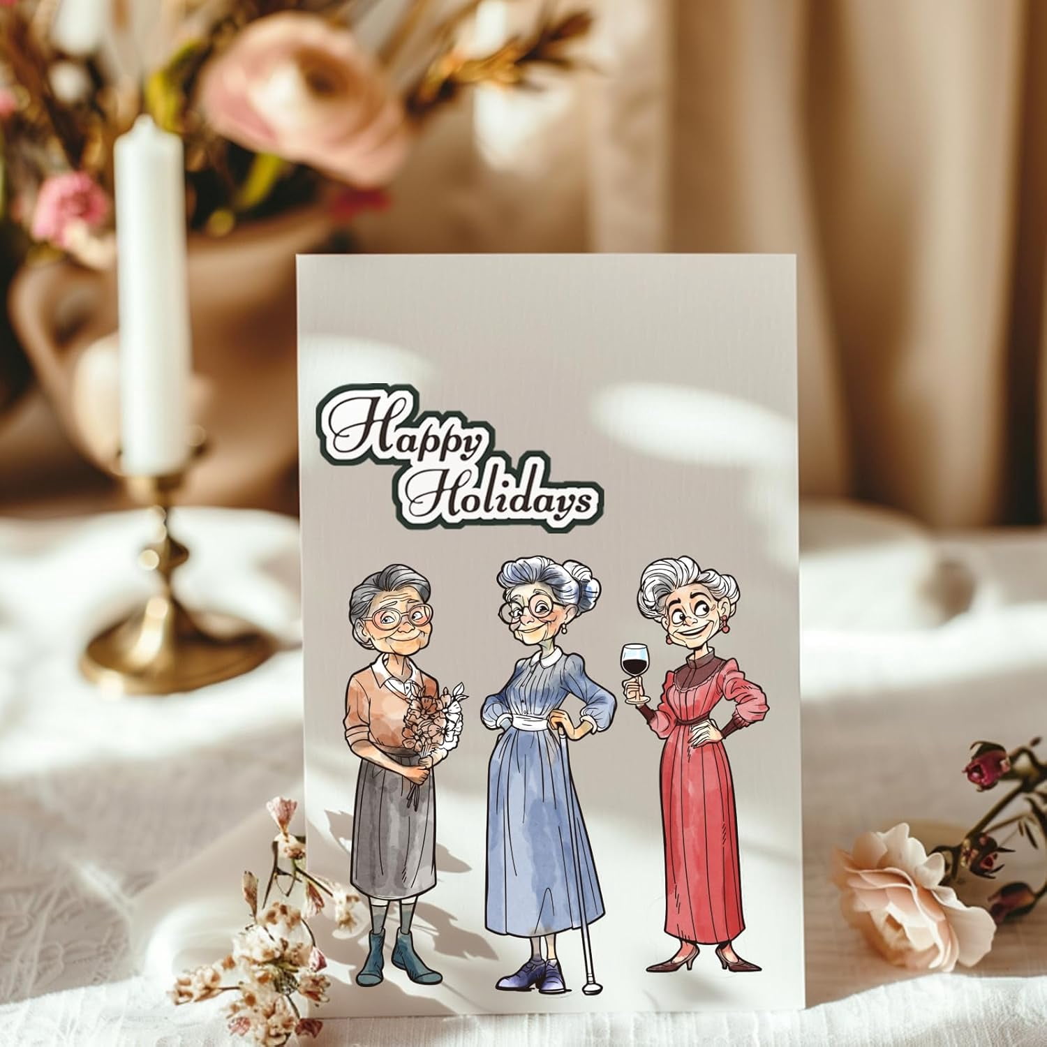 Granny Clear Stamps Old Lady Silicone Clear Stamp Seals Character ...