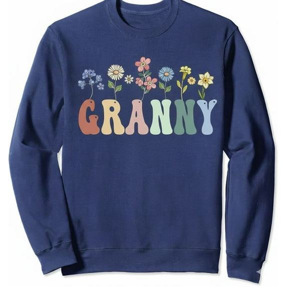 Granny Gifts Women Wildflower Floral Design Granny SWEATSHIRT All Size ...