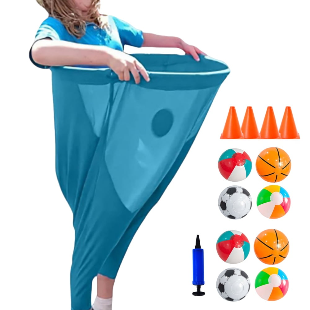 Granny Pants Yard Game, Granny Pants Outdoor Game, Gameto Catch Balls with 4/8/12/16 Bouncy Ball ...